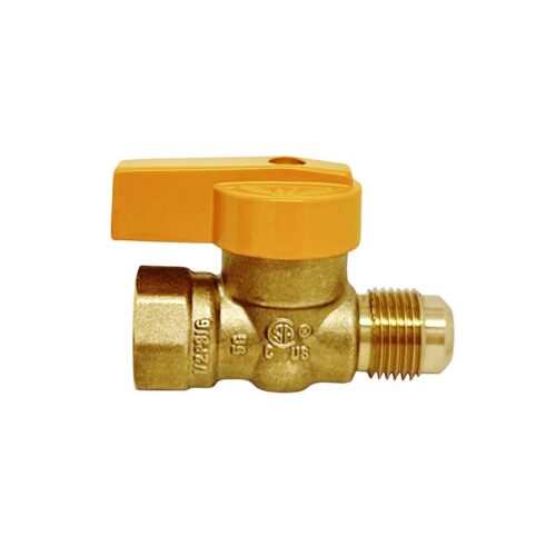 5155F 1-piece Brass CSA Gas Ball Valve - RED-WHITE VALVE CORP.