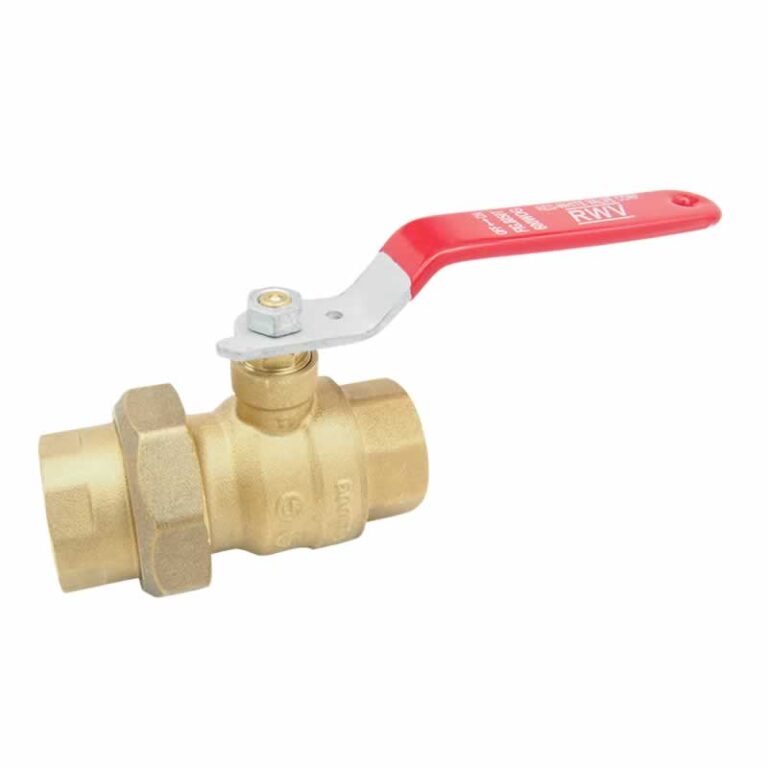 8050T-FF DZR LF Brass Union Valve - RED-WHITE VALVE CORP.