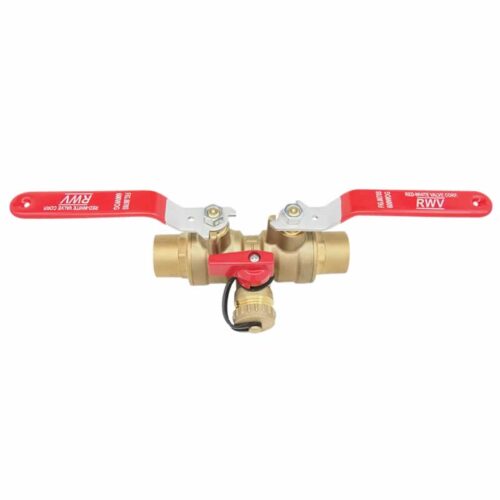 8070S DZR Brass Isolation Drain Valve - RED-WHITE VALVE CORP.