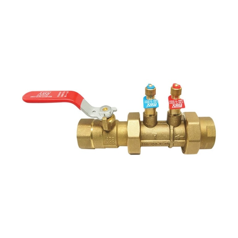9907IBV series Straight DZR Brass Automatic Balancing Valve with ...